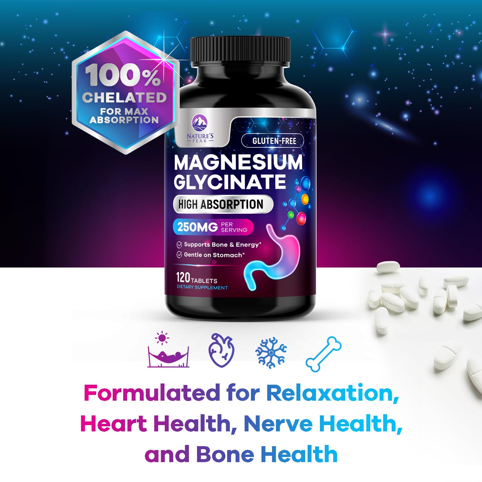 Magnesium glycinate for improved digestion