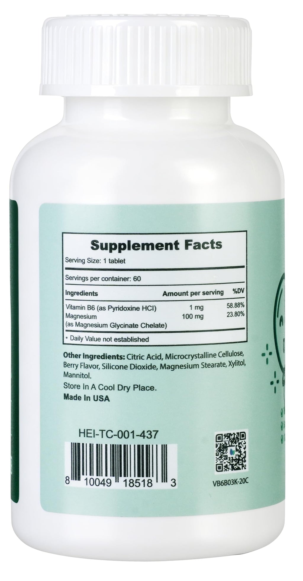 Magnesium glycinate for improved mood