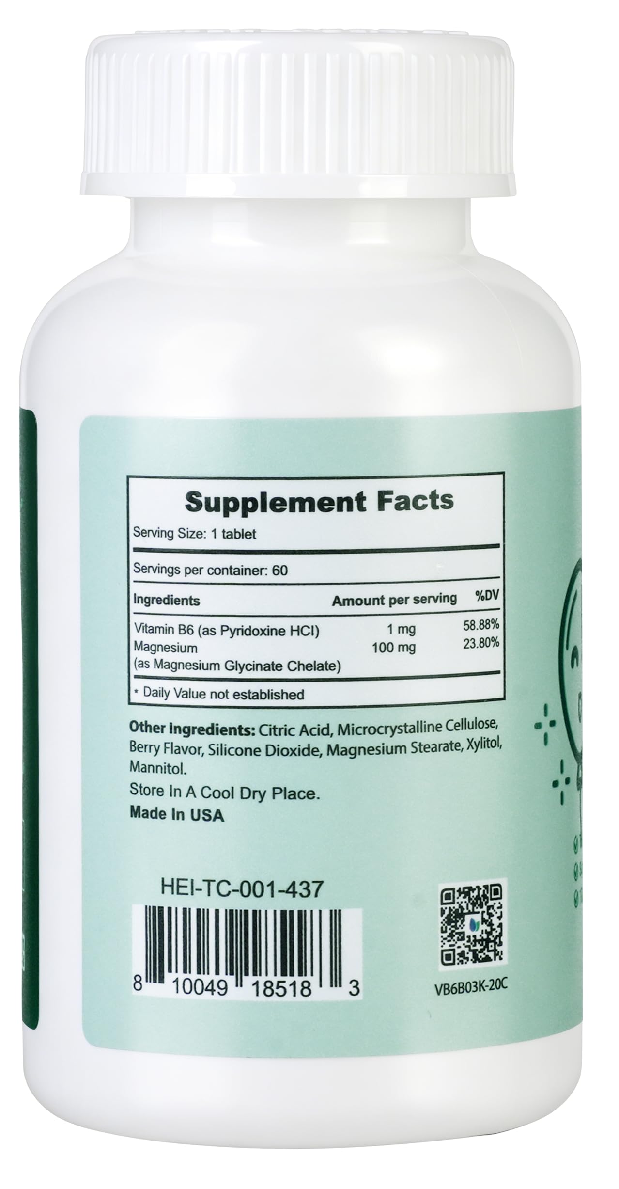 Magnesium glycinate for improved mood