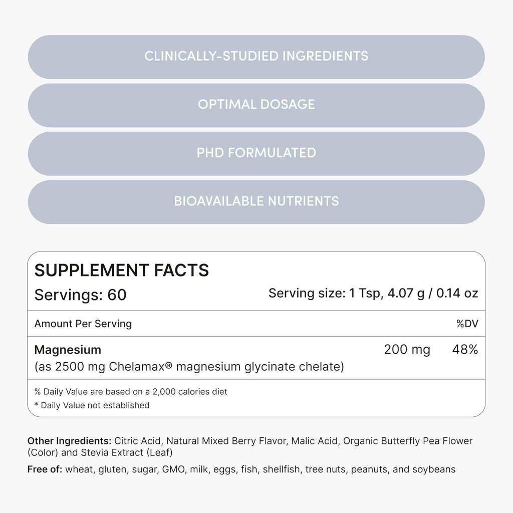 magnesium glycinate for improved mood