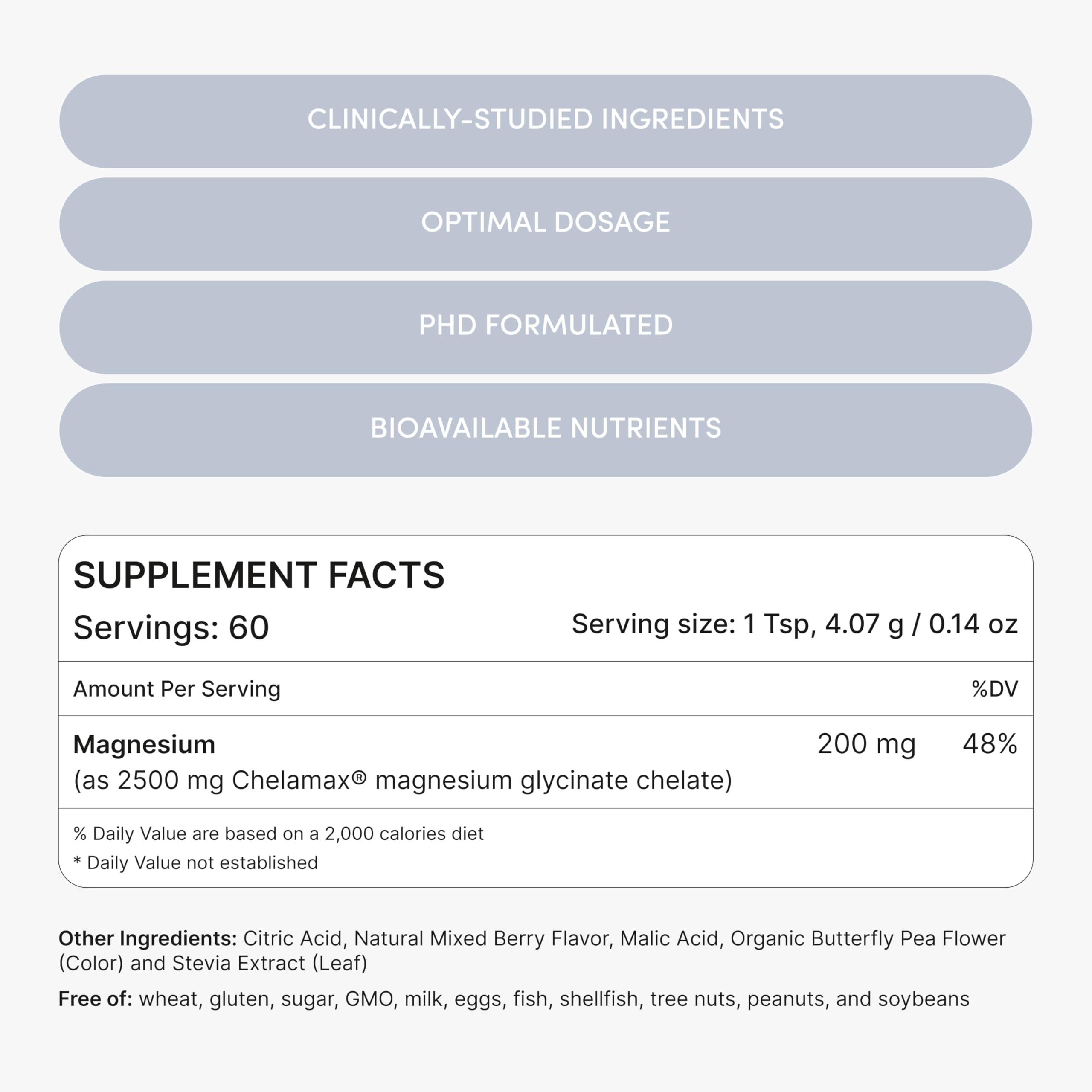magnesium glycinate for improved mood