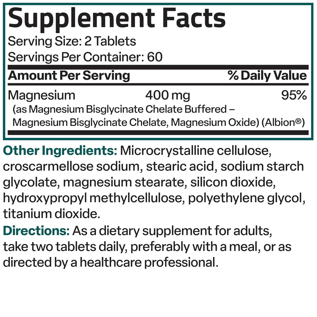 Magnesium glycinate for improved sleep quality