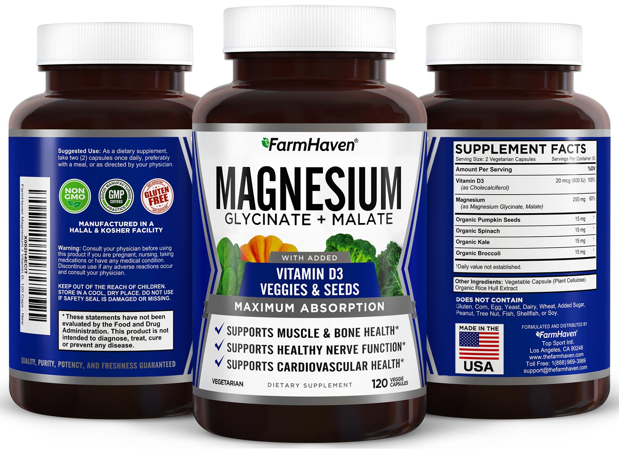 Magnesium glycinate for improved sleep quality