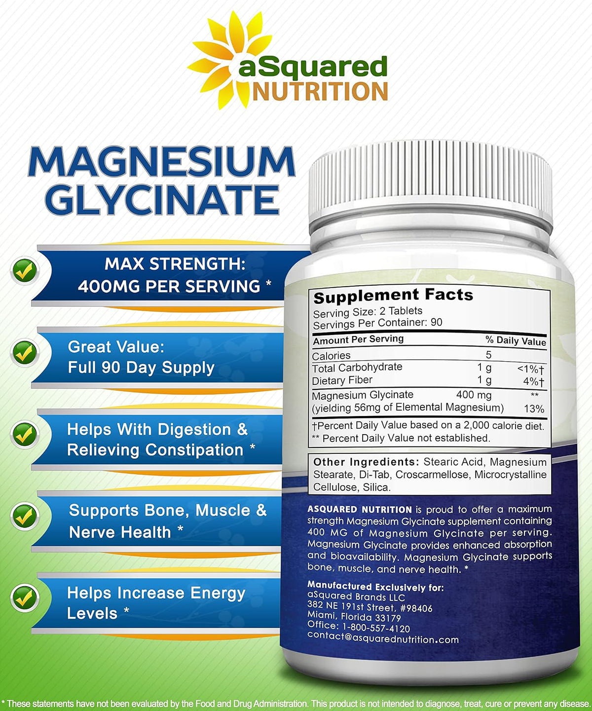 magnesium glycinate for improved sleep quality