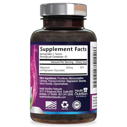 Magnesium glycinate for improved sleep quality
