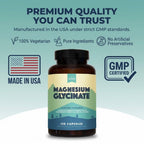 Magnesium glycinate for improved sleep quality