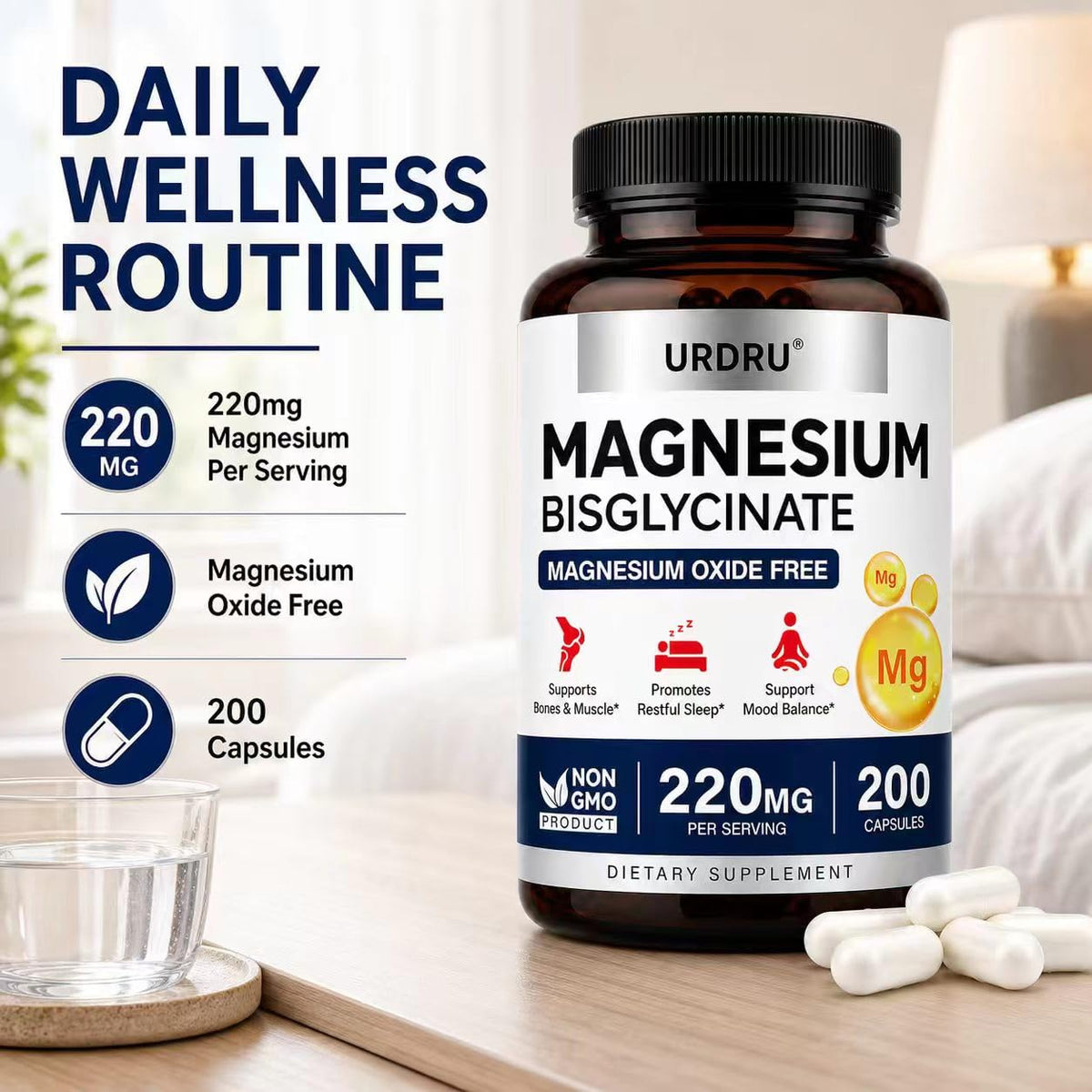 Magnesium glycinate for muscle recovery
