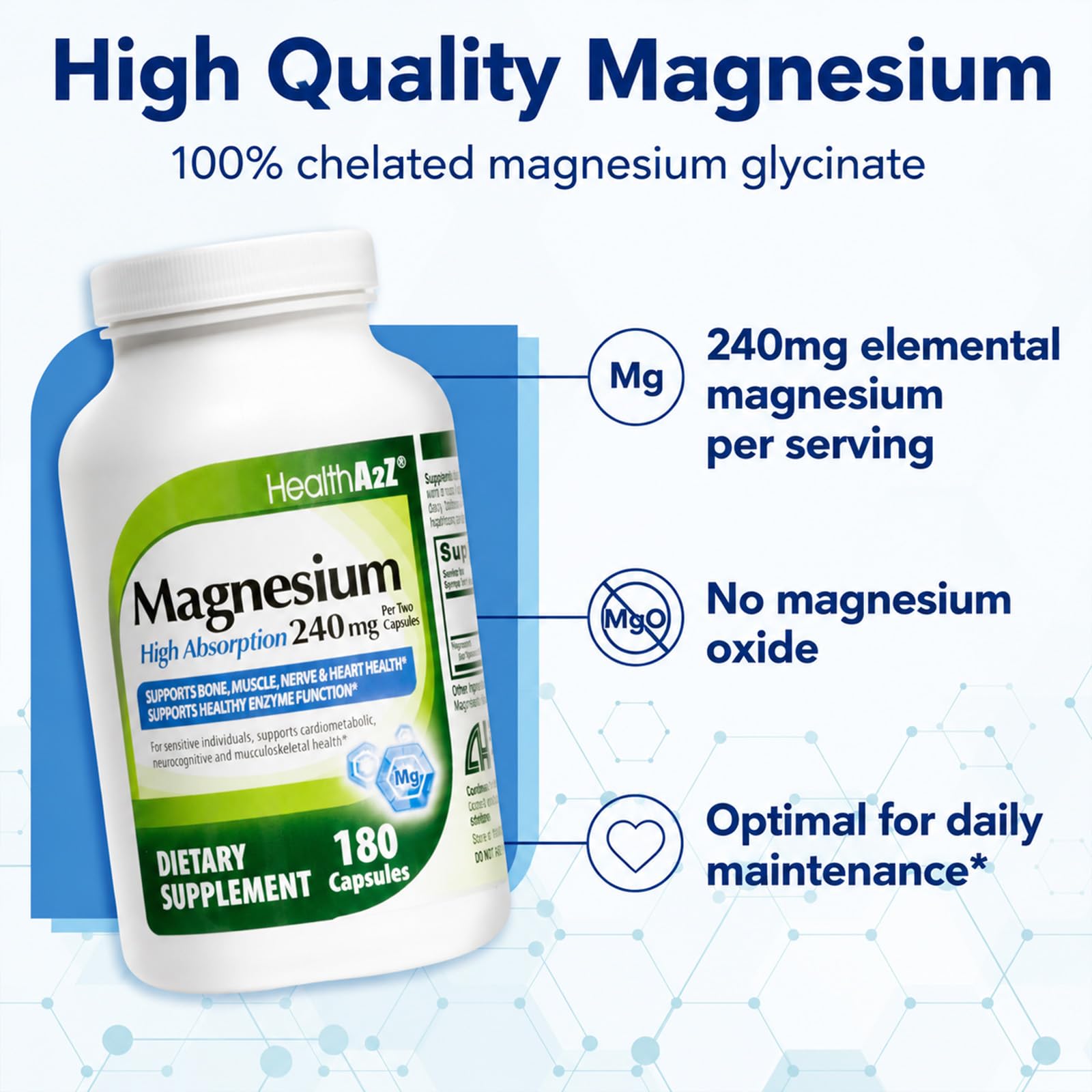Magnesium Glycinate for muscle relaxation