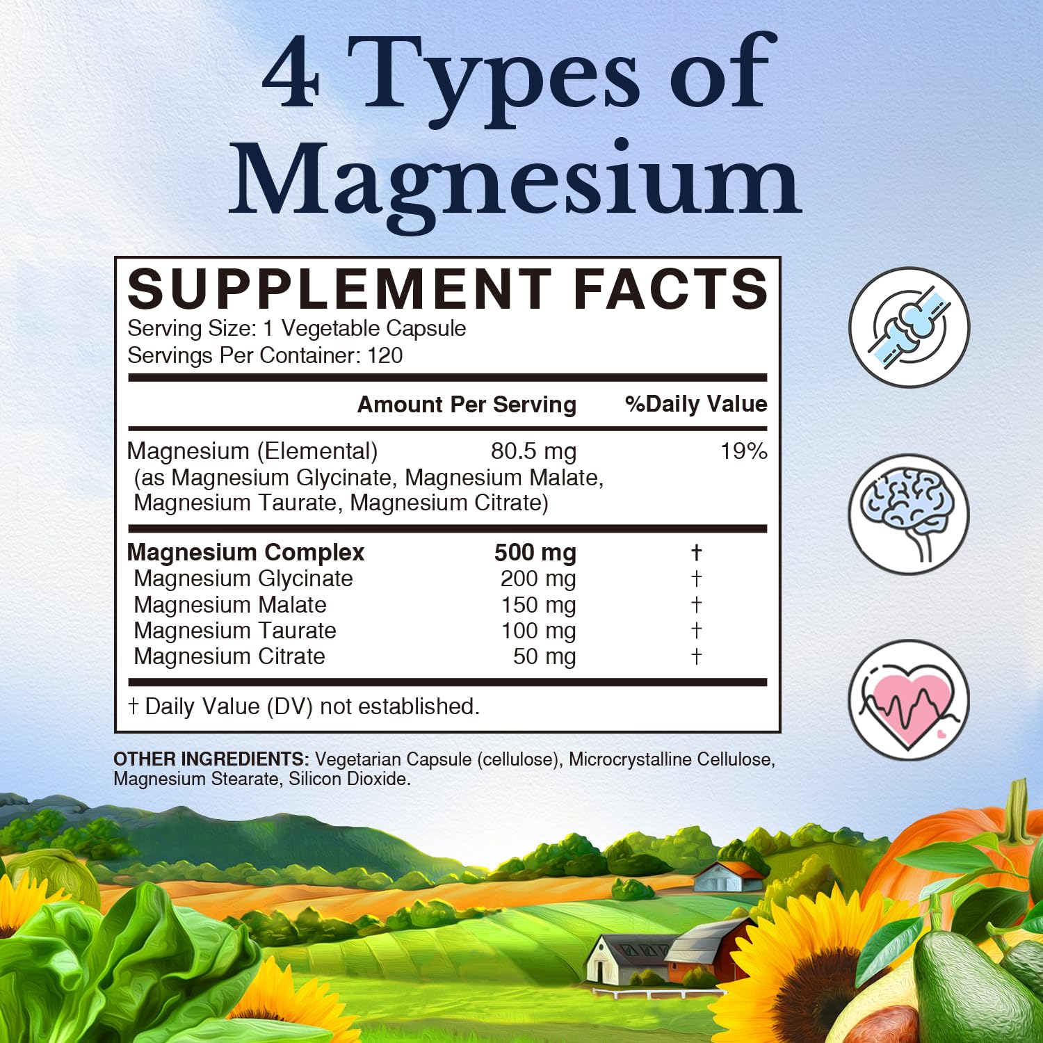 Magnesium glycinate for muscle relaxation