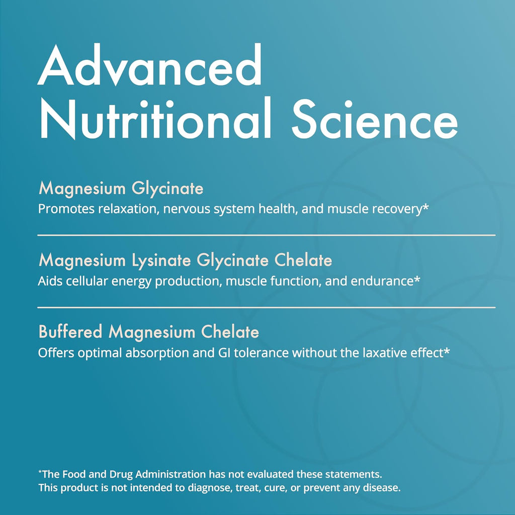Magnesium glycinate for muscle relaxation