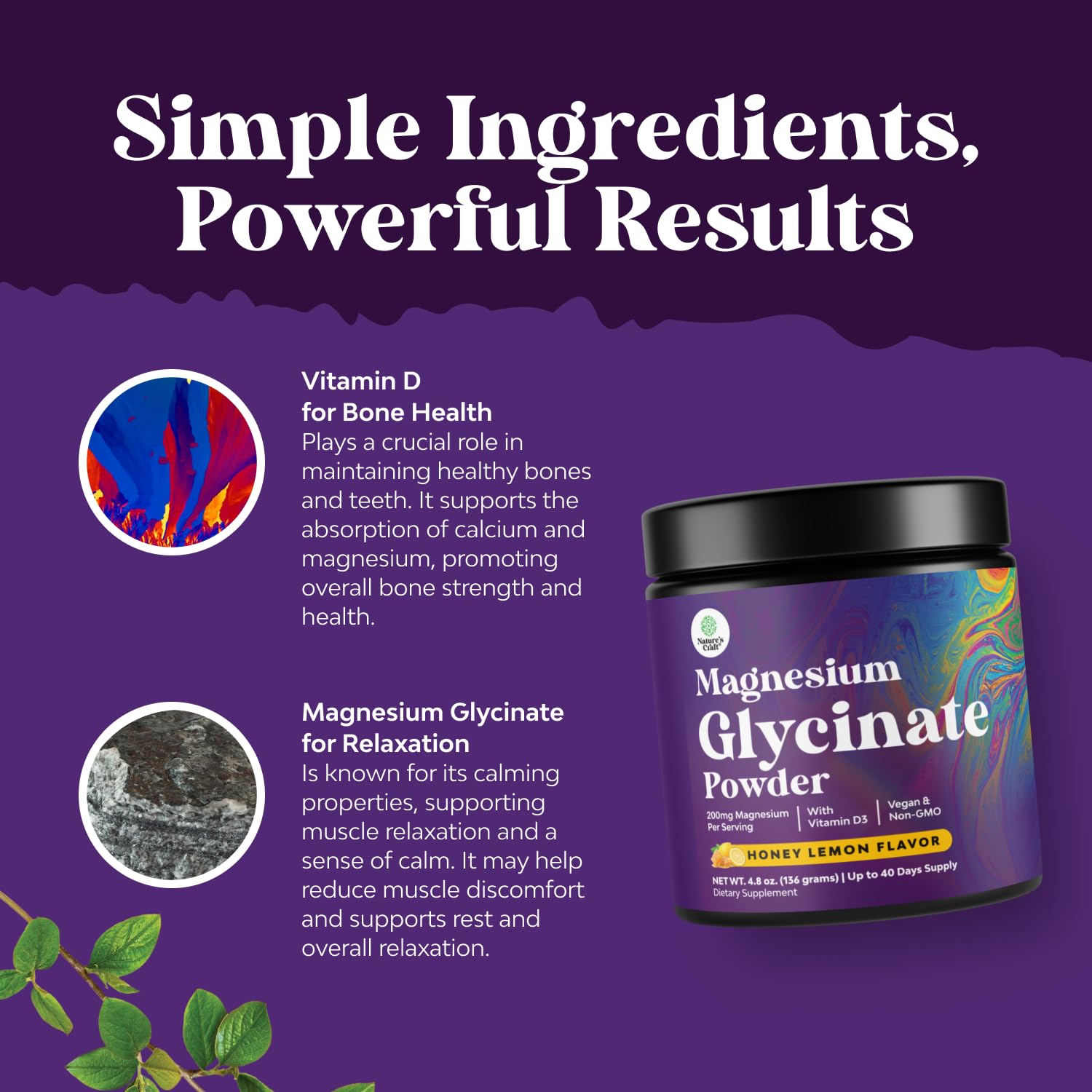 magnesium glycinate for muscle relaxation