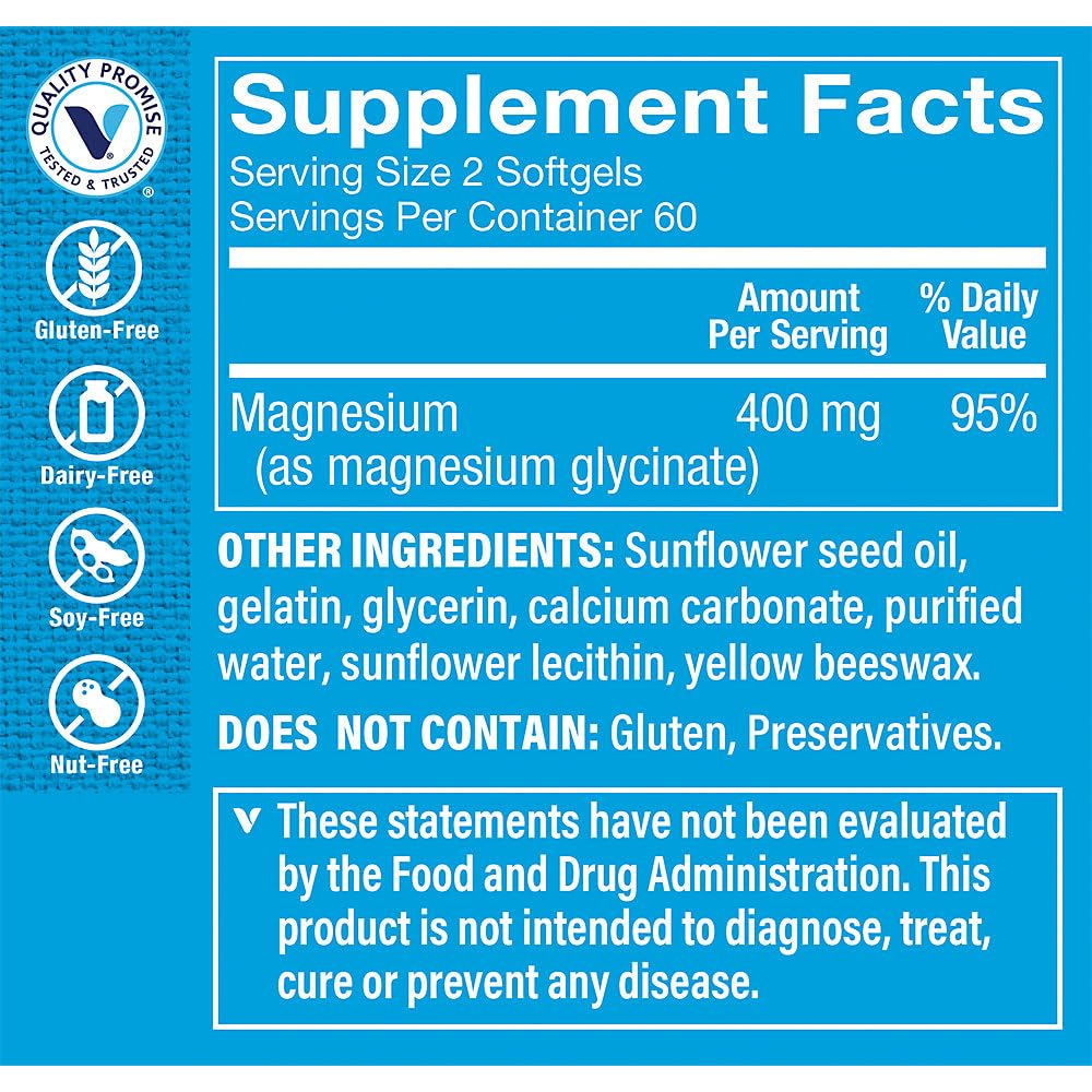 magnesium glycinate for muscle relaxation