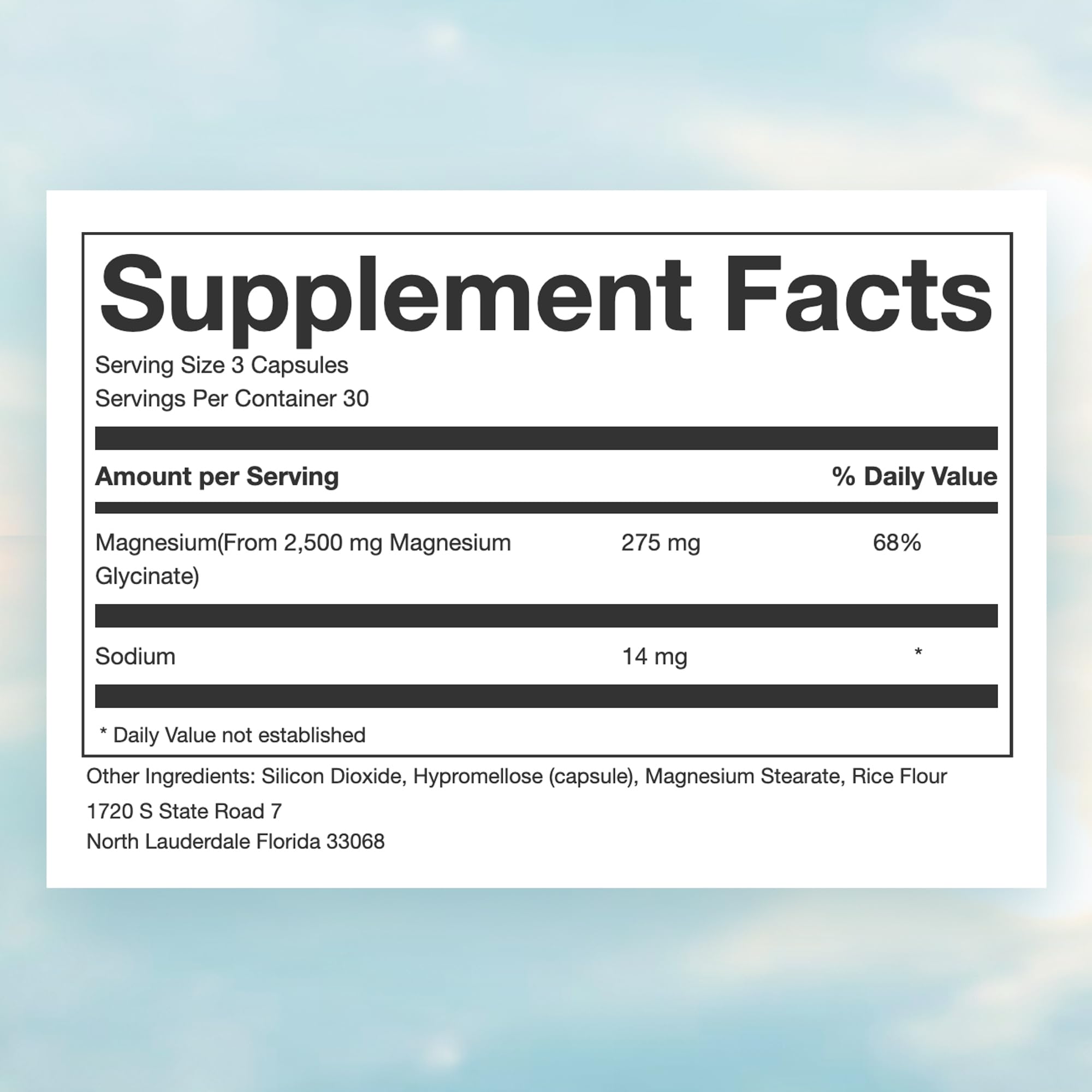 magnesium glycinate for muscle relaxation