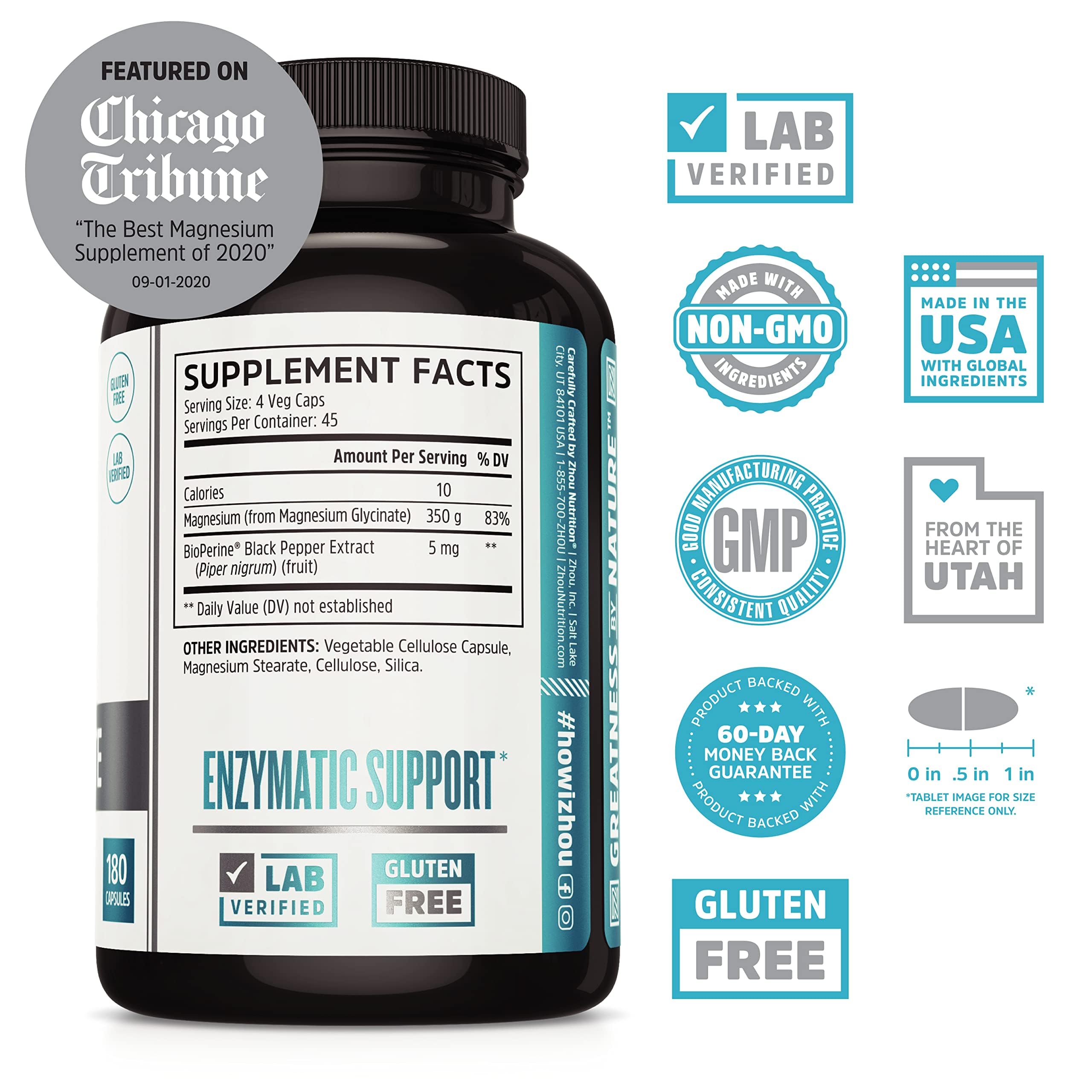 magnesium glycinate for muscle support