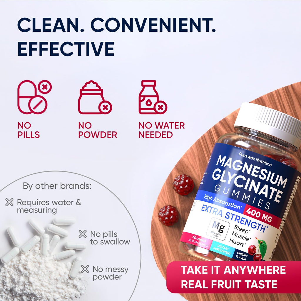 Magnesium glycinate for muscle support