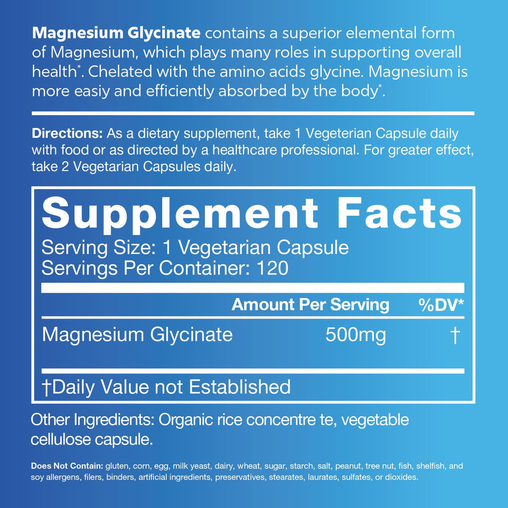 magnesium glycinate for nerve function