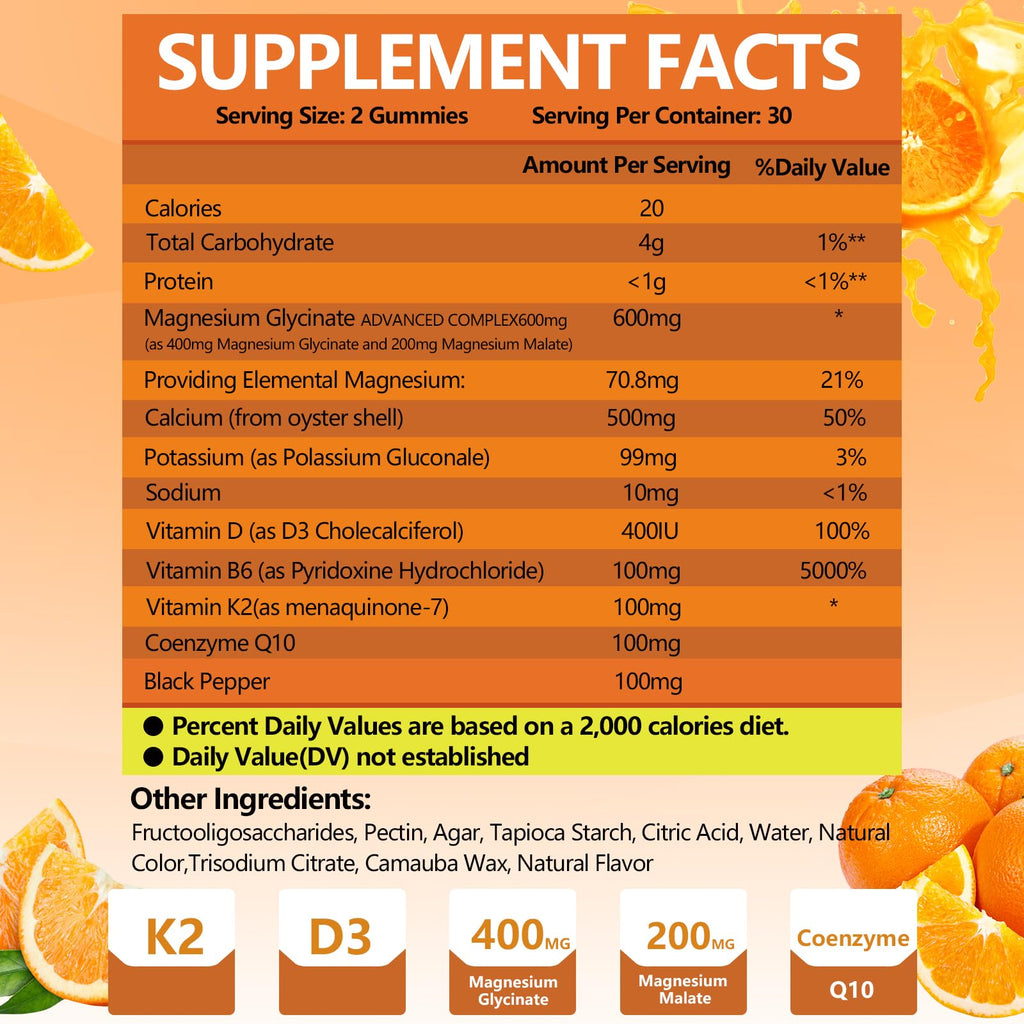 Magnesium glycinate for nerve support