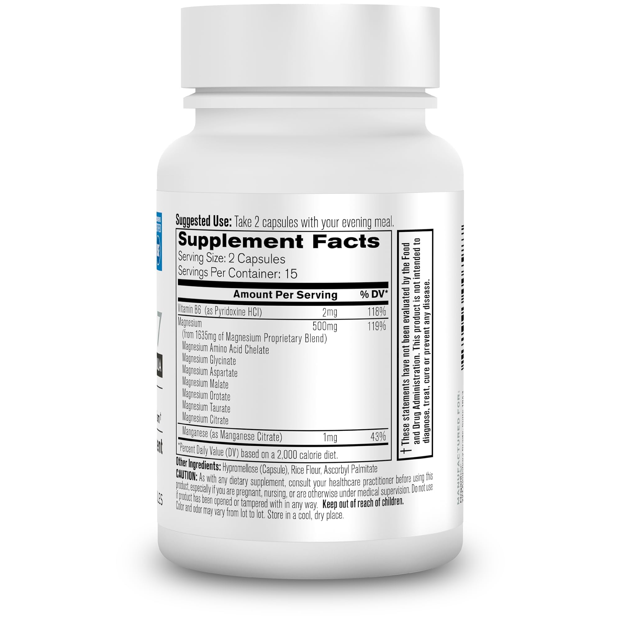 Magnesium glycinate for optimal absorption