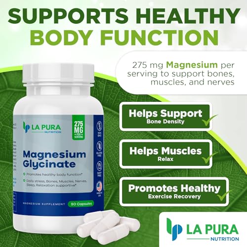 Magnesium glycinate for overall health support
