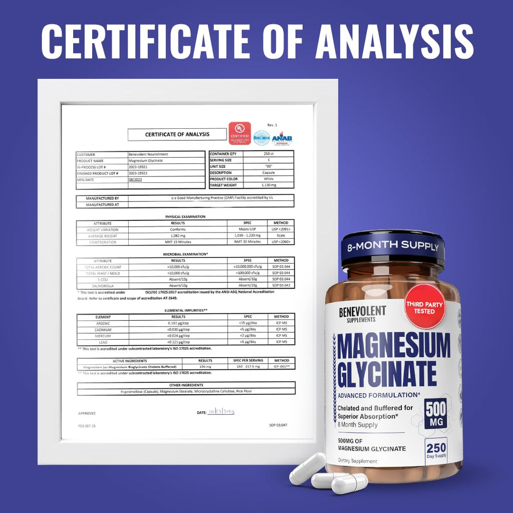 magnesium glycinate for relaxation