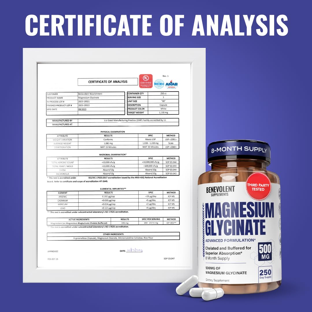magnesium glycinate for relaxation
