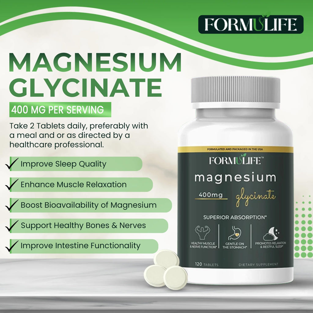 Magnesium glycinate for restful nights