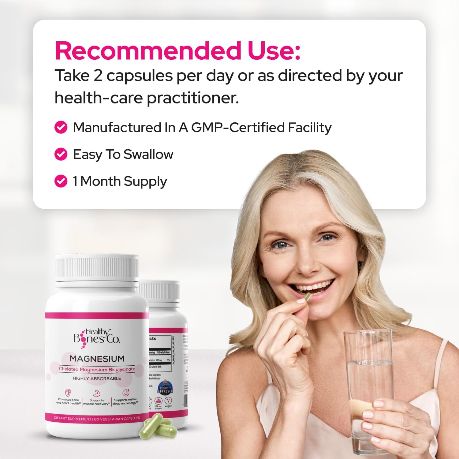Magnesium glycinate for restful nights