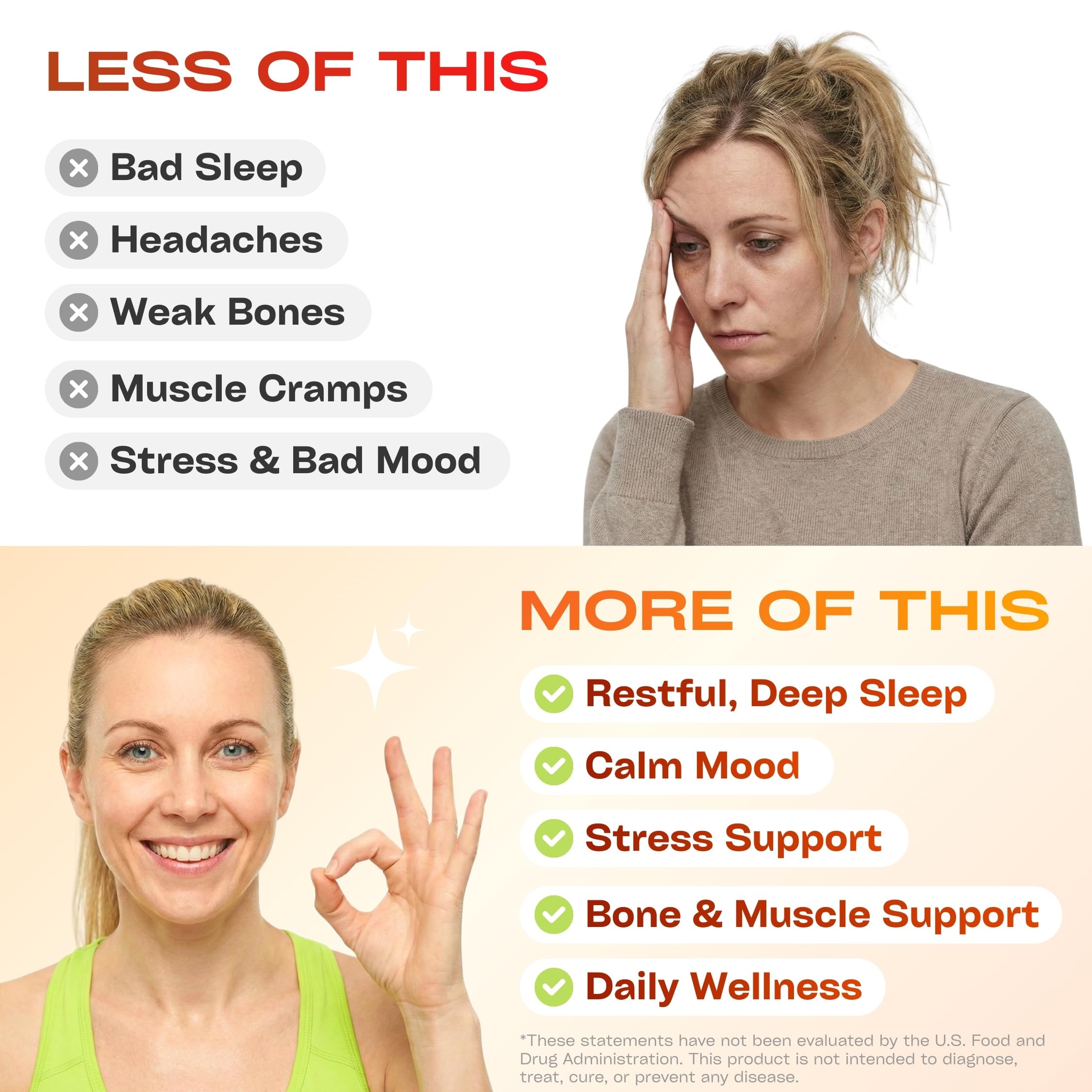 Magnesium glycinate for restful nights