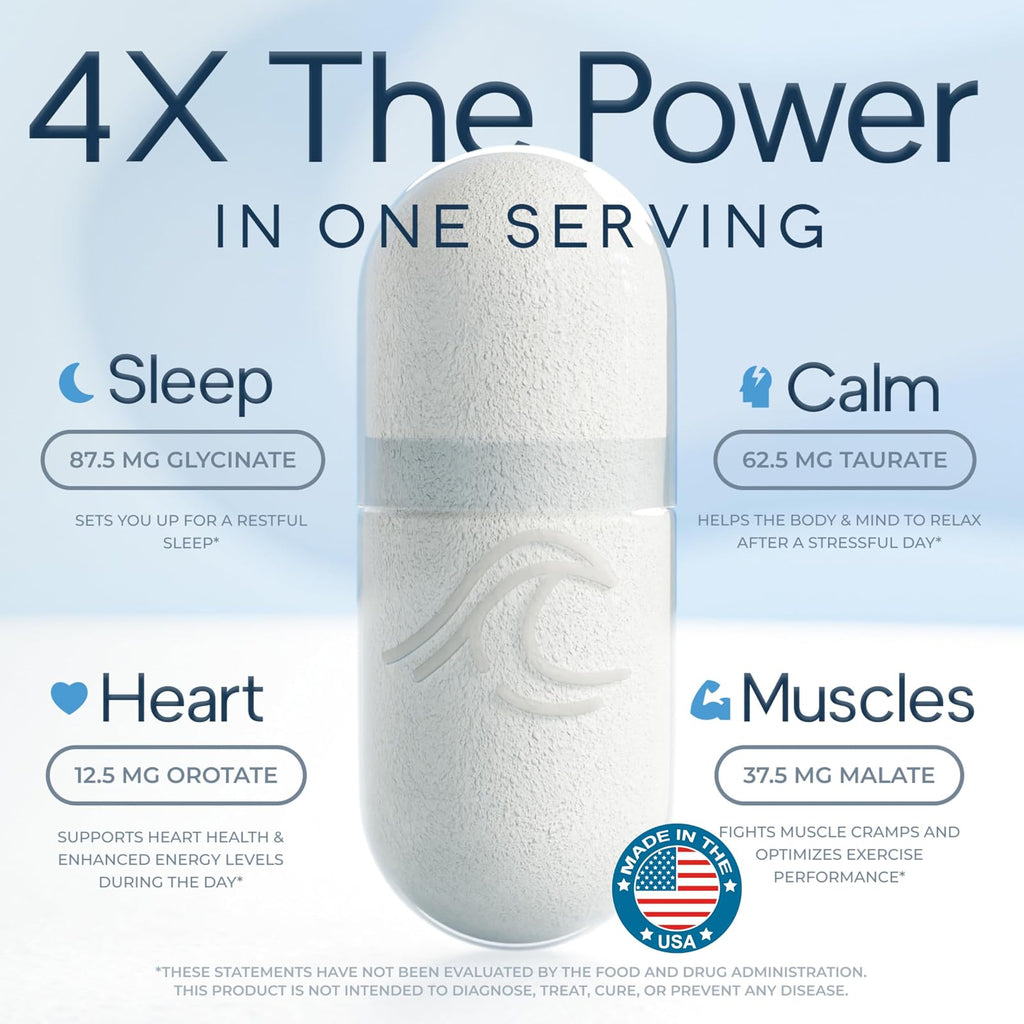 Magnesium glycinate for restful sleep
