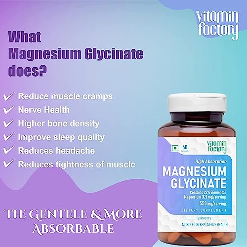 Magnesium glycinate for stress reduction