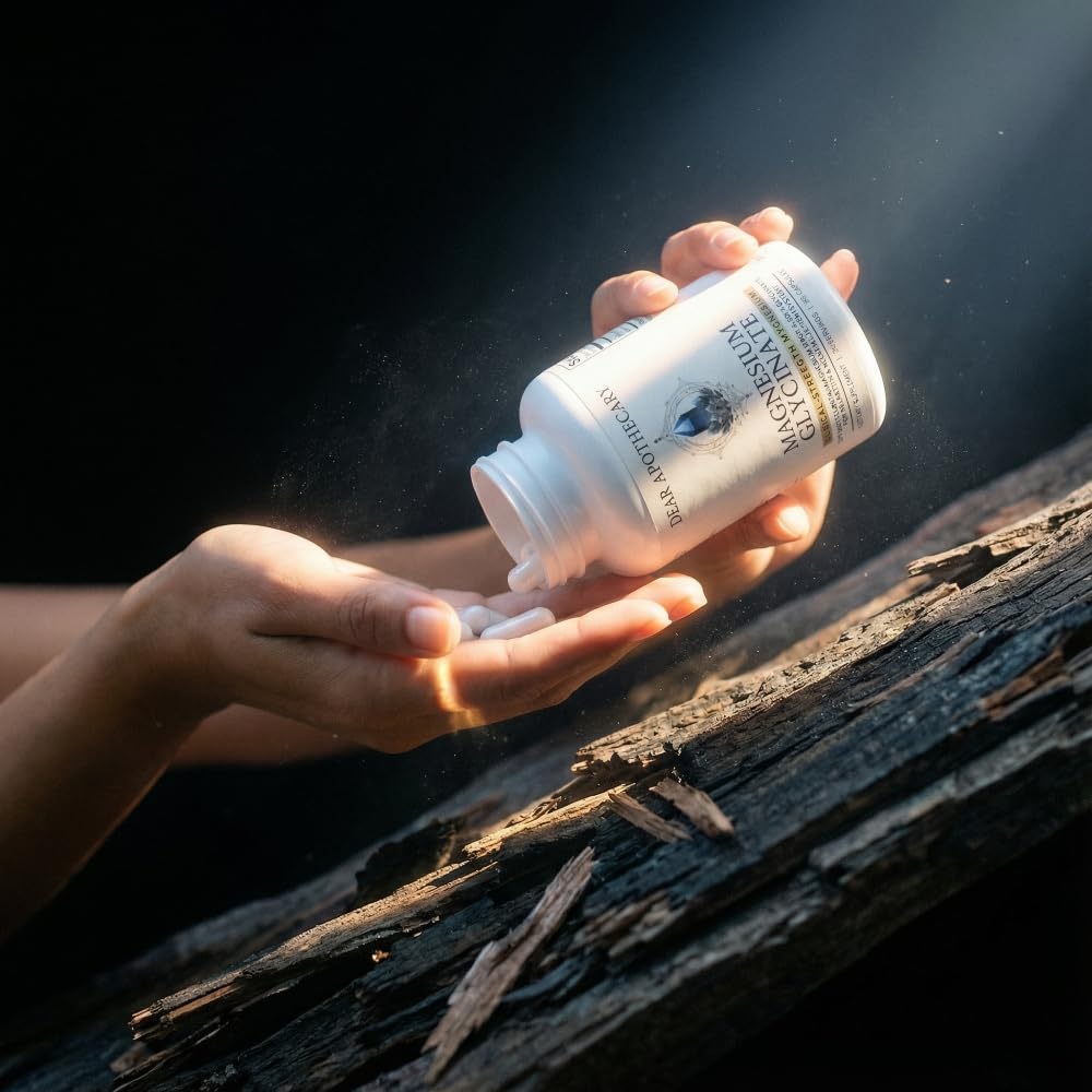 Magnesium glycinate for stress relief