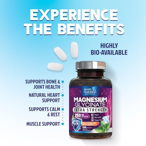 Magnesium glycinate for stress relief
