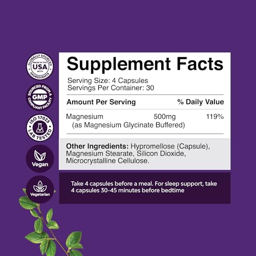 magnesium glycinate for stress relief