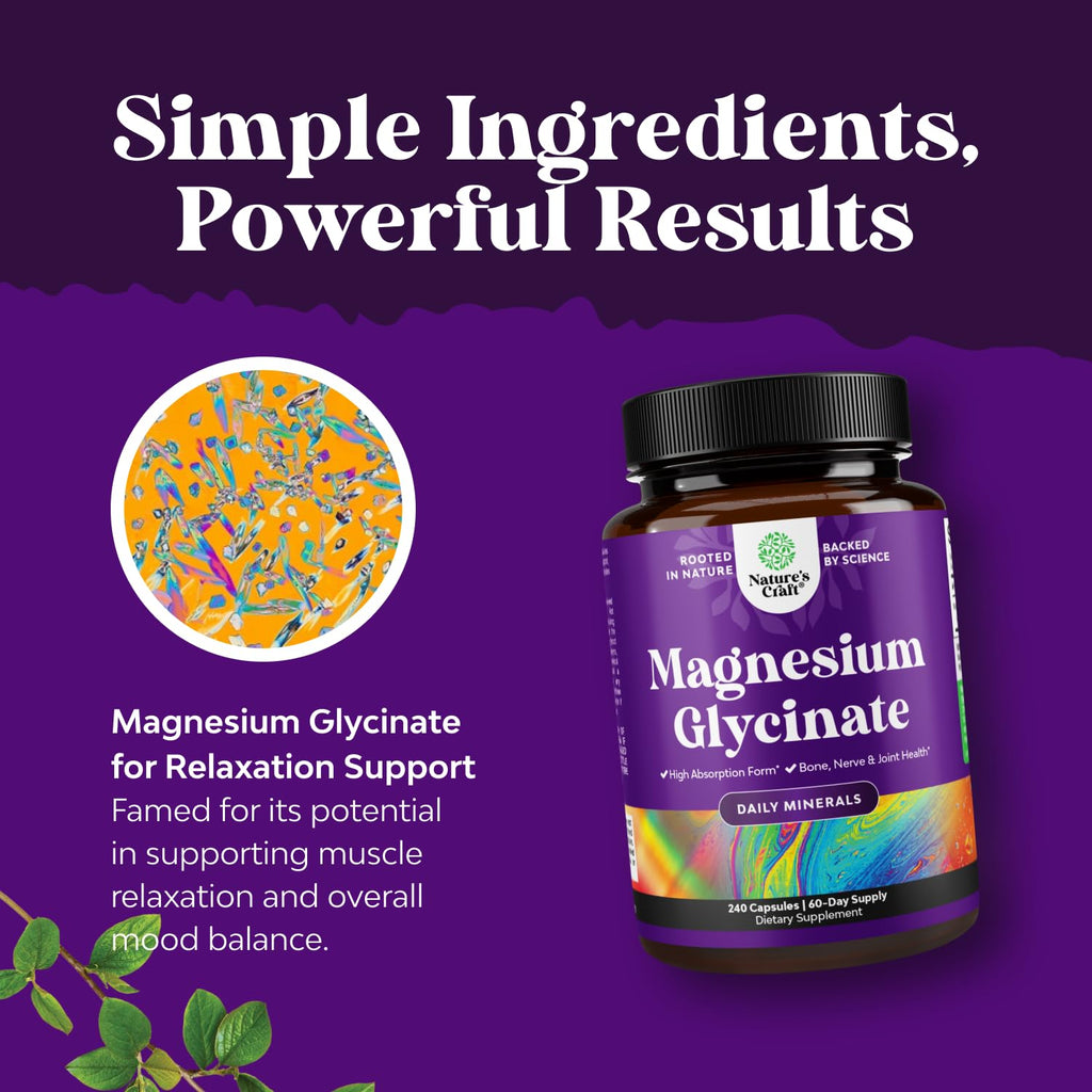 magnesium glycinate for stress relief