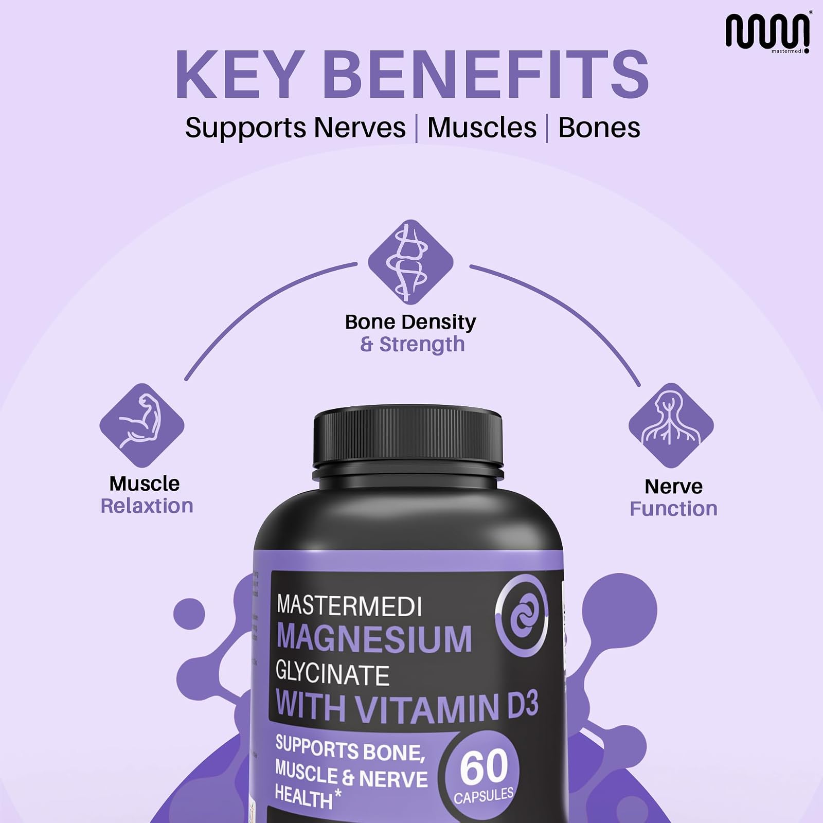 Magnesium glycinate for stress relief