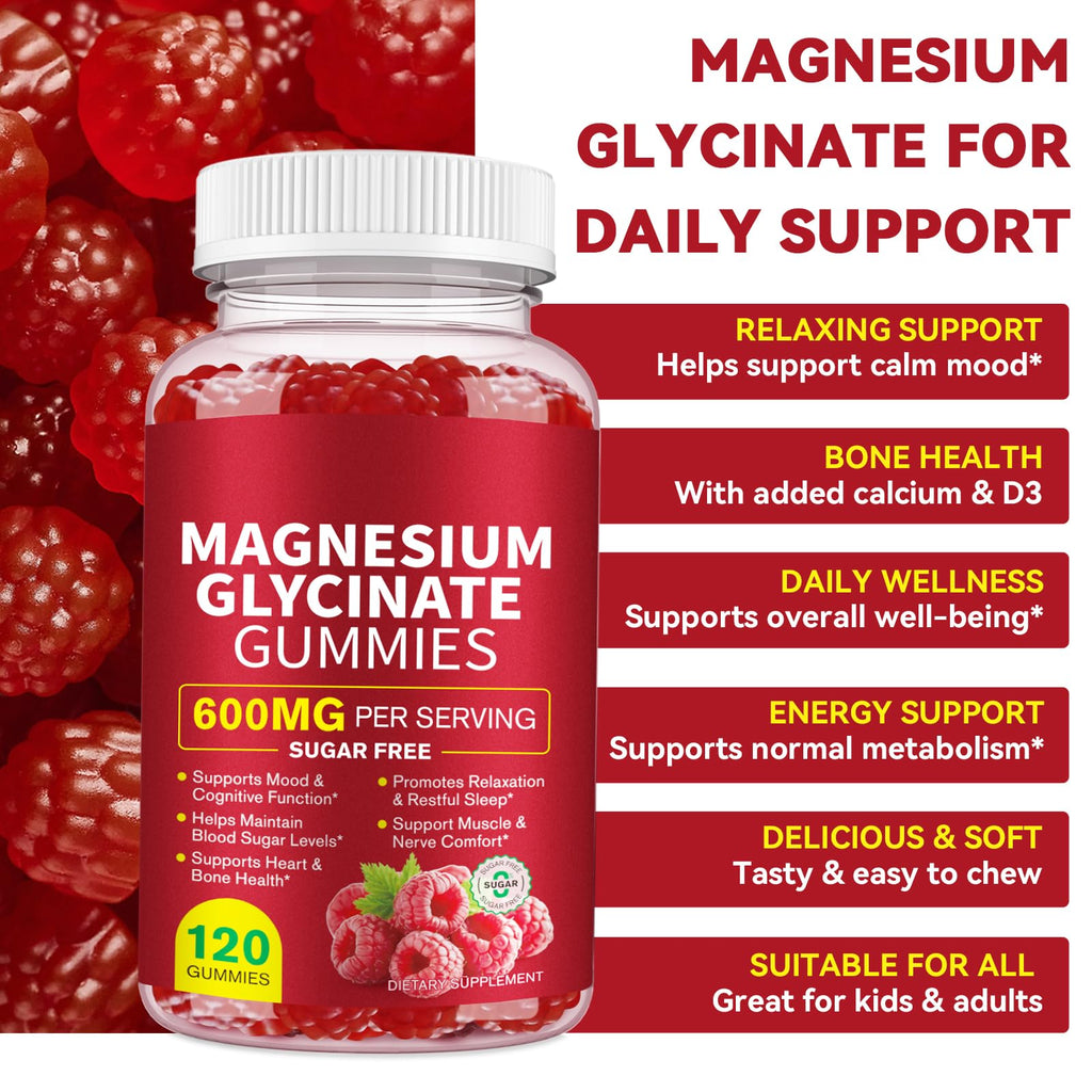 Magnesium glycinate for stress relief