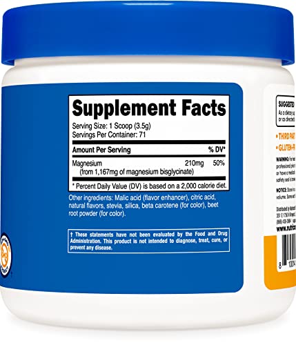 Magnesium glycinate for stress relief