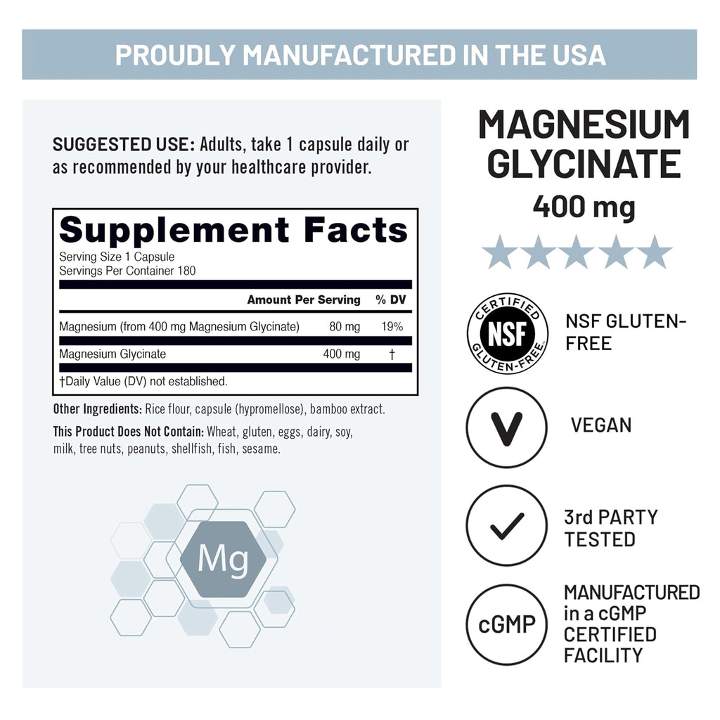 magnesium glycinate for stress relief
