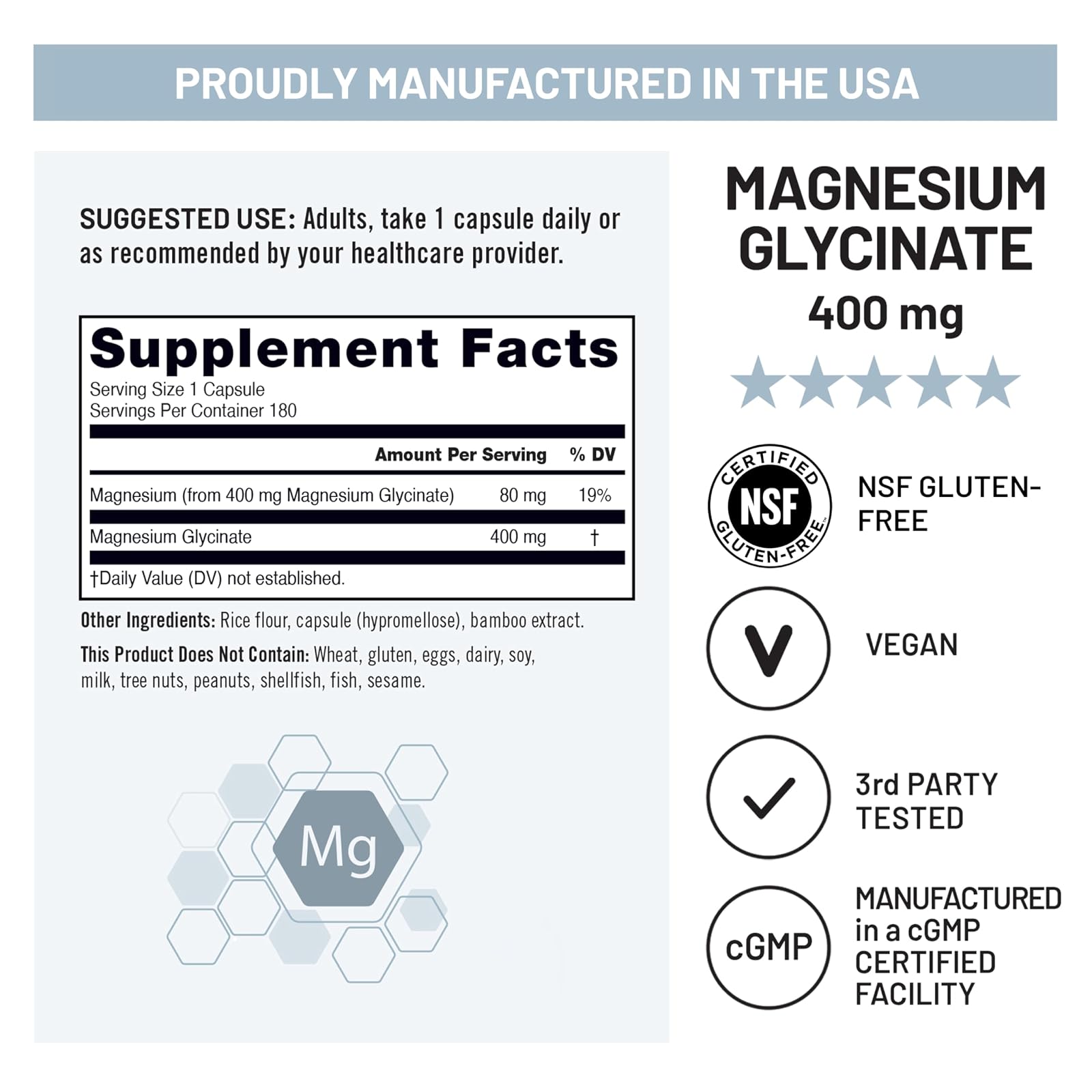 magnesium glycinate for stress relief