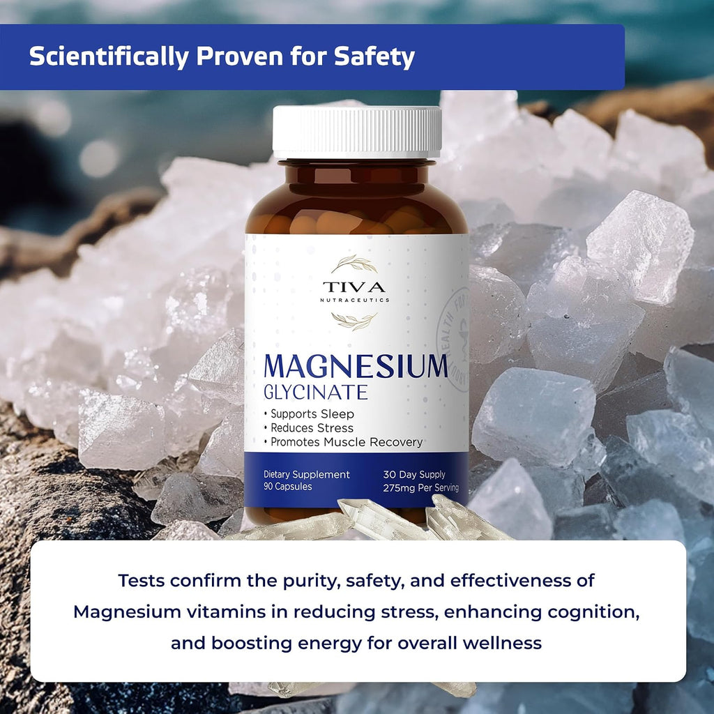 Magnesium glycinate for stress relief