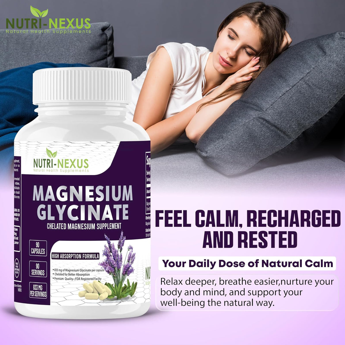 Magnesium Glycinate for stress relief