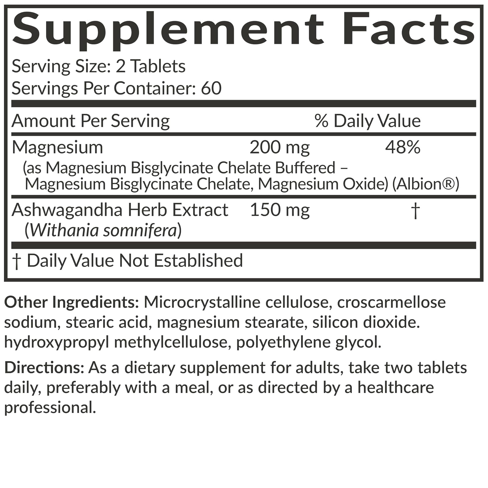 Magnesium Glycinate for stress relief