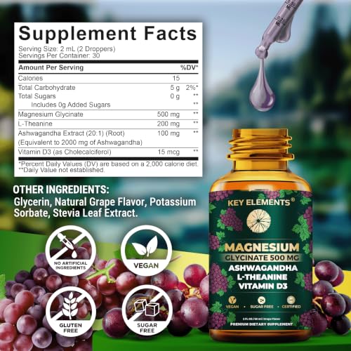 Magnesium glycinate for stress relief