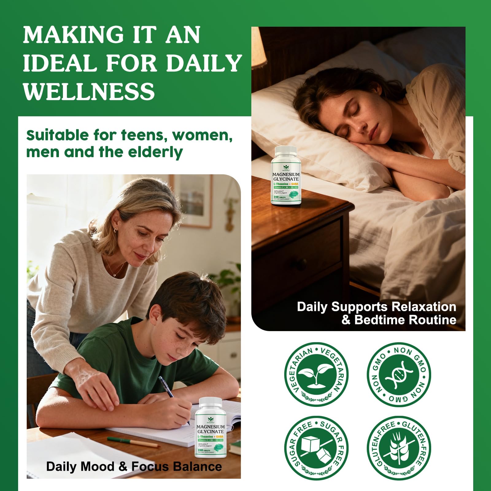 magnesium glycinate for stress relief