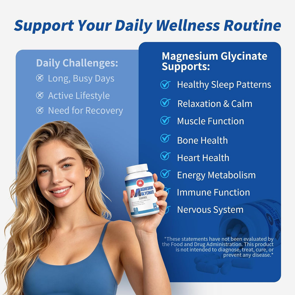 Magnesium Glycinate for stress relief