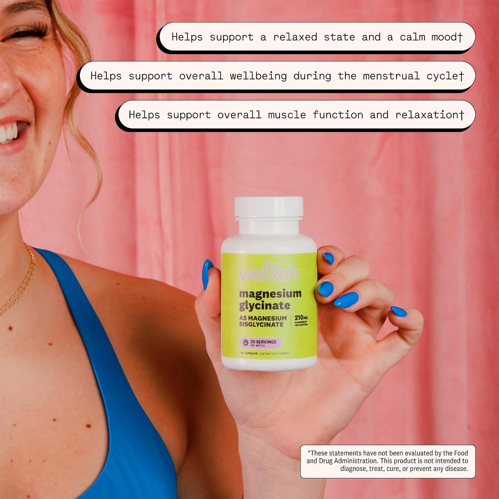 Magnesium glycinate for stress relief