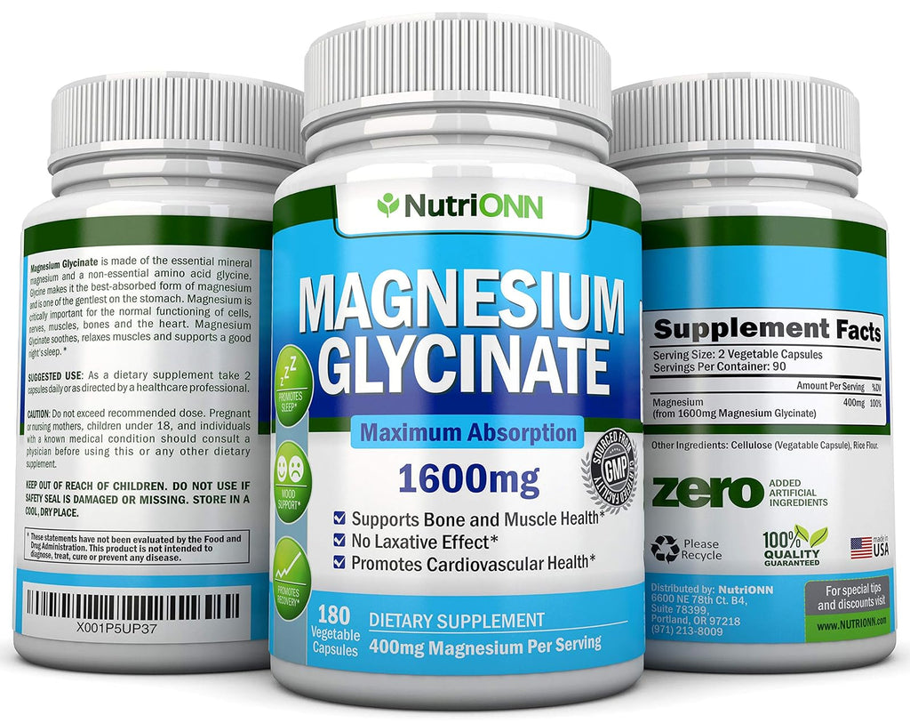 magnesium glycinate for stress relief