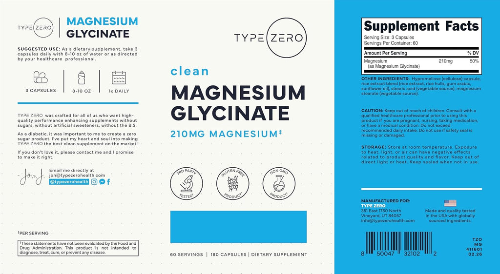 magnesium glycinate for stress relief