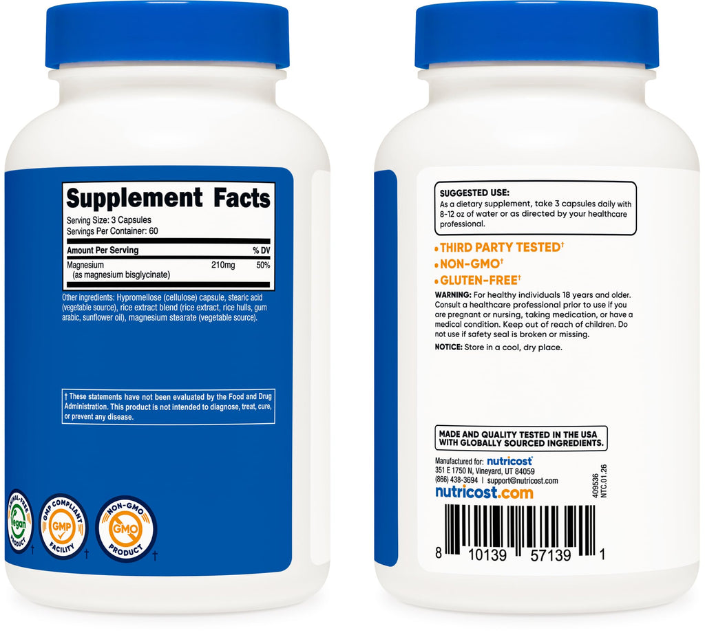 magnesium glycinate for stress relief