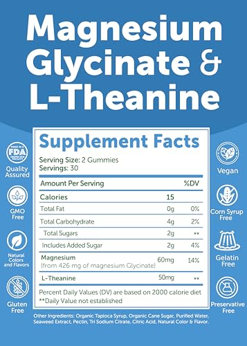 Magnesium glycinate for stress relief